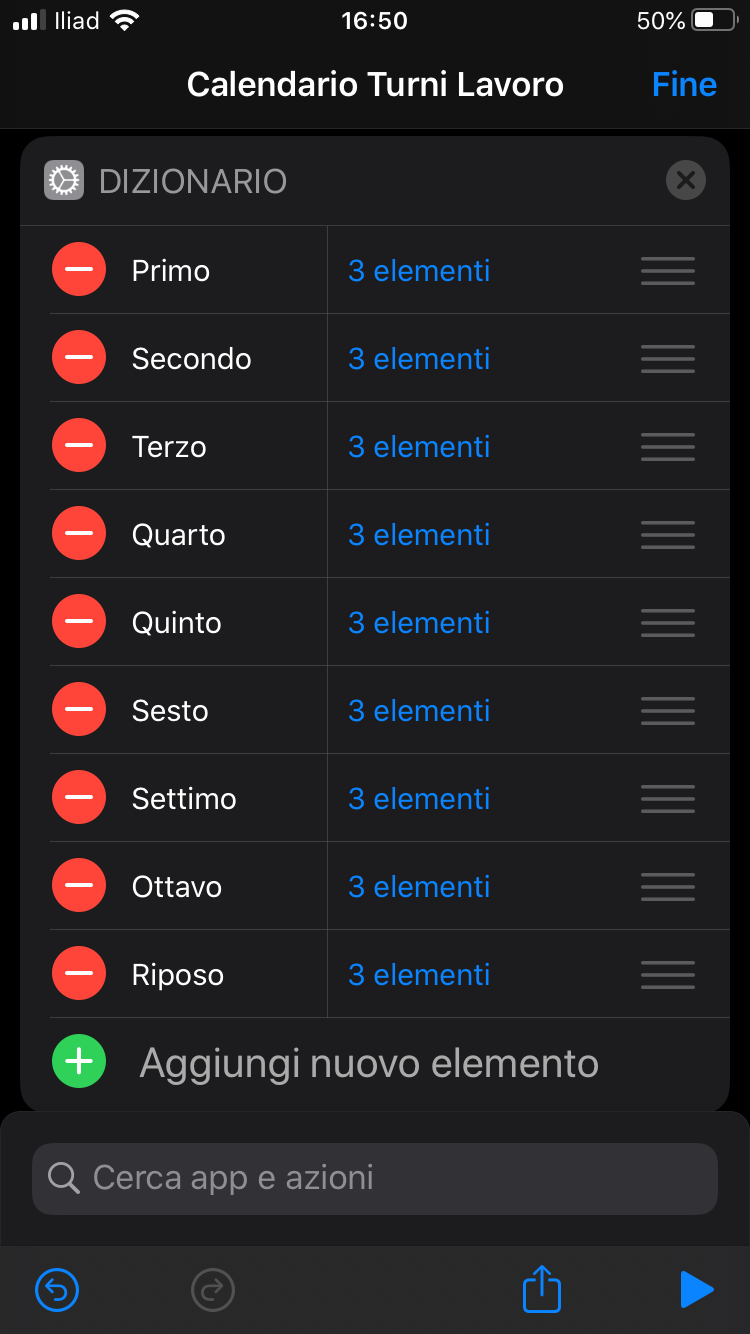 Calendario Turni Lavoro | Shortcuts Central